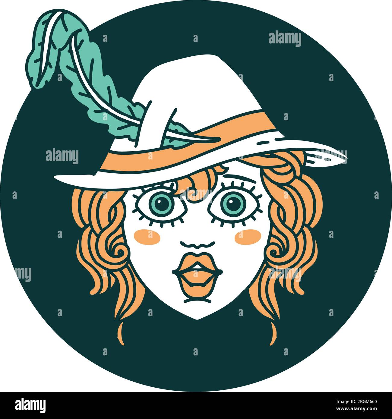 icon of human bard character Stock Vector Image & Art - Alamy