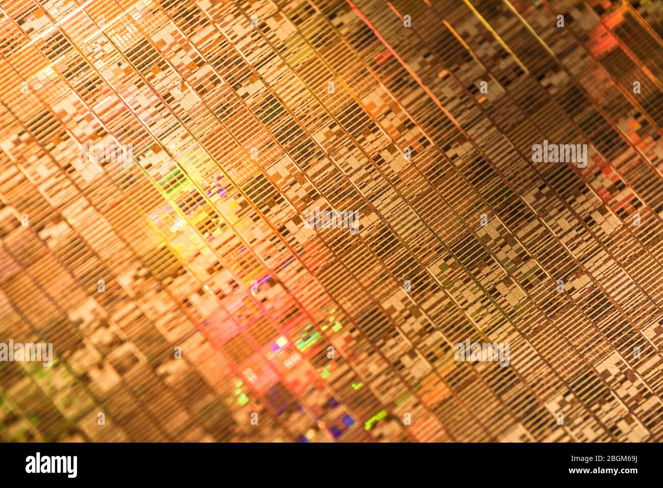 close-up of Silicon wafer Stock Photo - Alamy