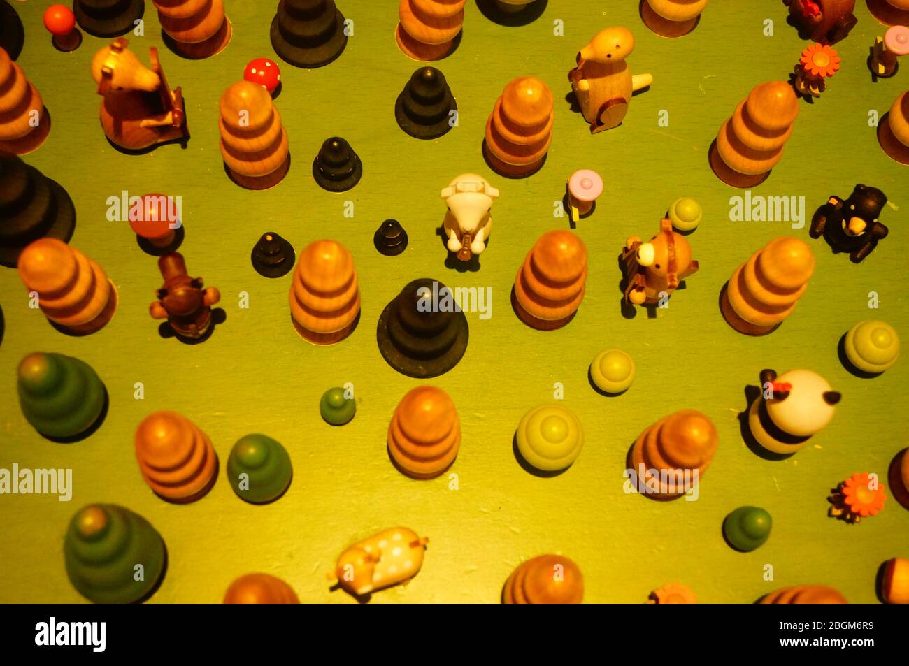 Children's fun chess pieces Stock Photo - Alamy