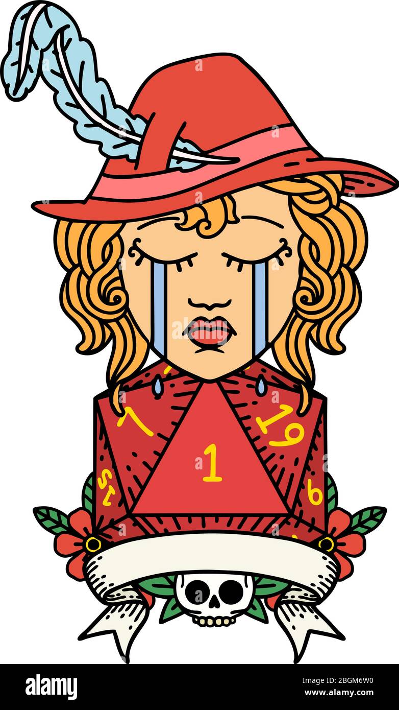 Retro Tattoo Style human bard character face Stock Vector Image & Art ...