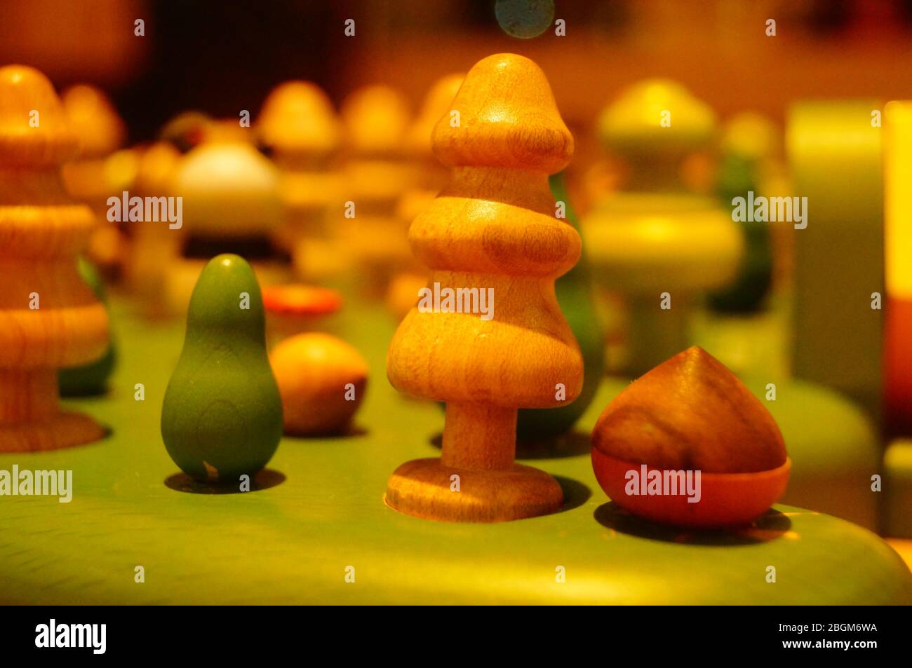 Children's fun chess pieces Stock Photo - Alamy