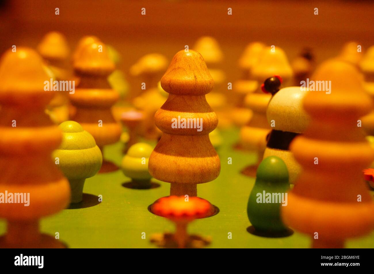 Children's fun chess pieces Stock Photo - Alamy
