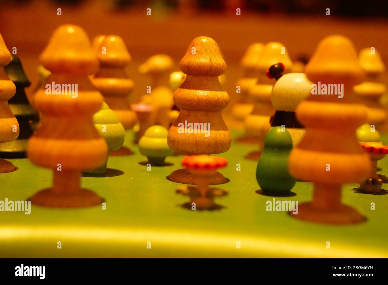 Children's fun chess pieces Stock Photo - Alamy