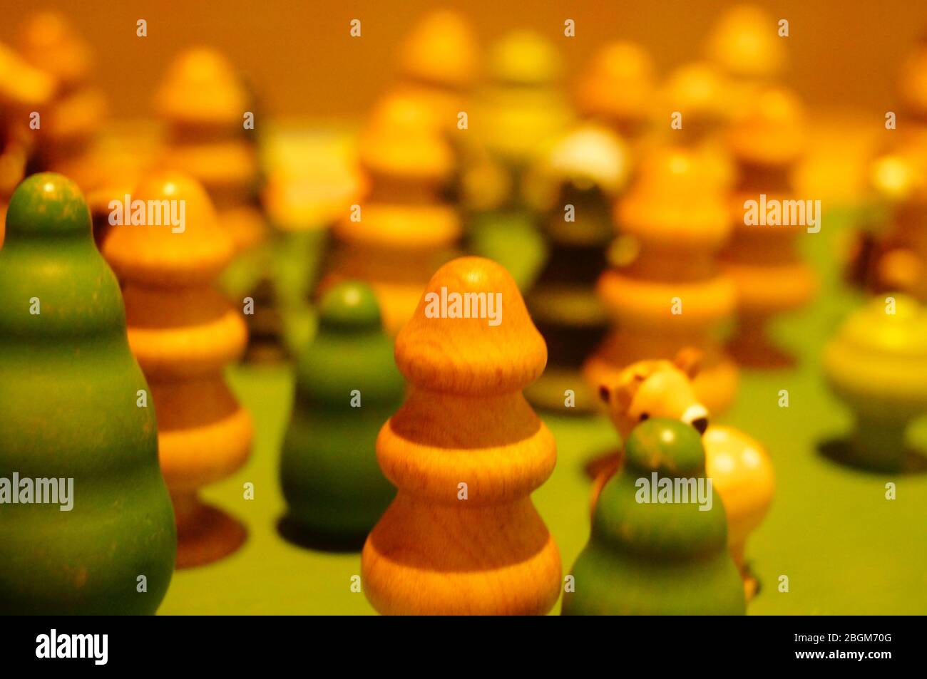 Children's fun chess pieces Stock Photo - Alamy