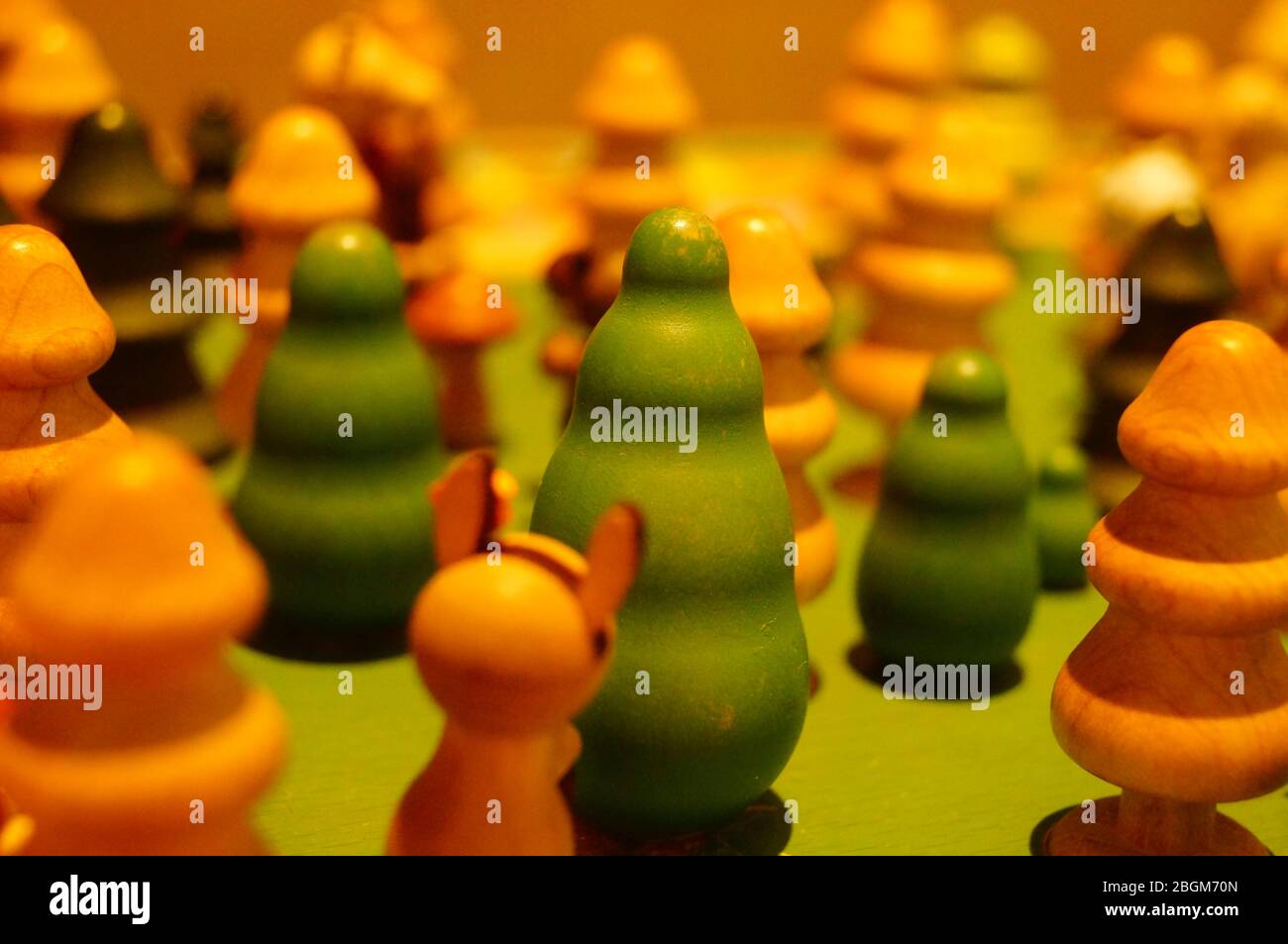 Children's fun chess pieces Stock Photo - Alamy