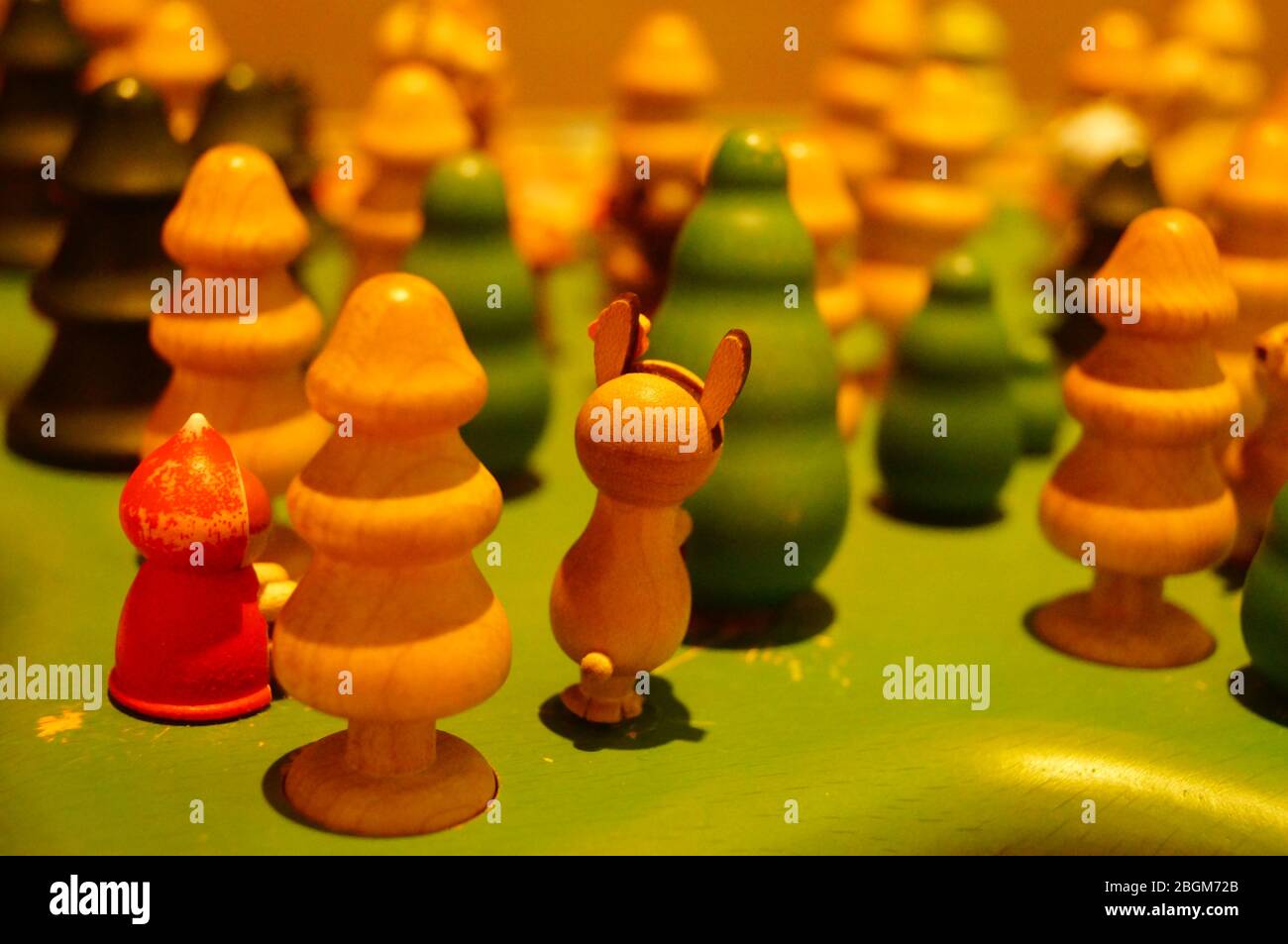 Children's fun chess pieces Stock Photo - Alamy