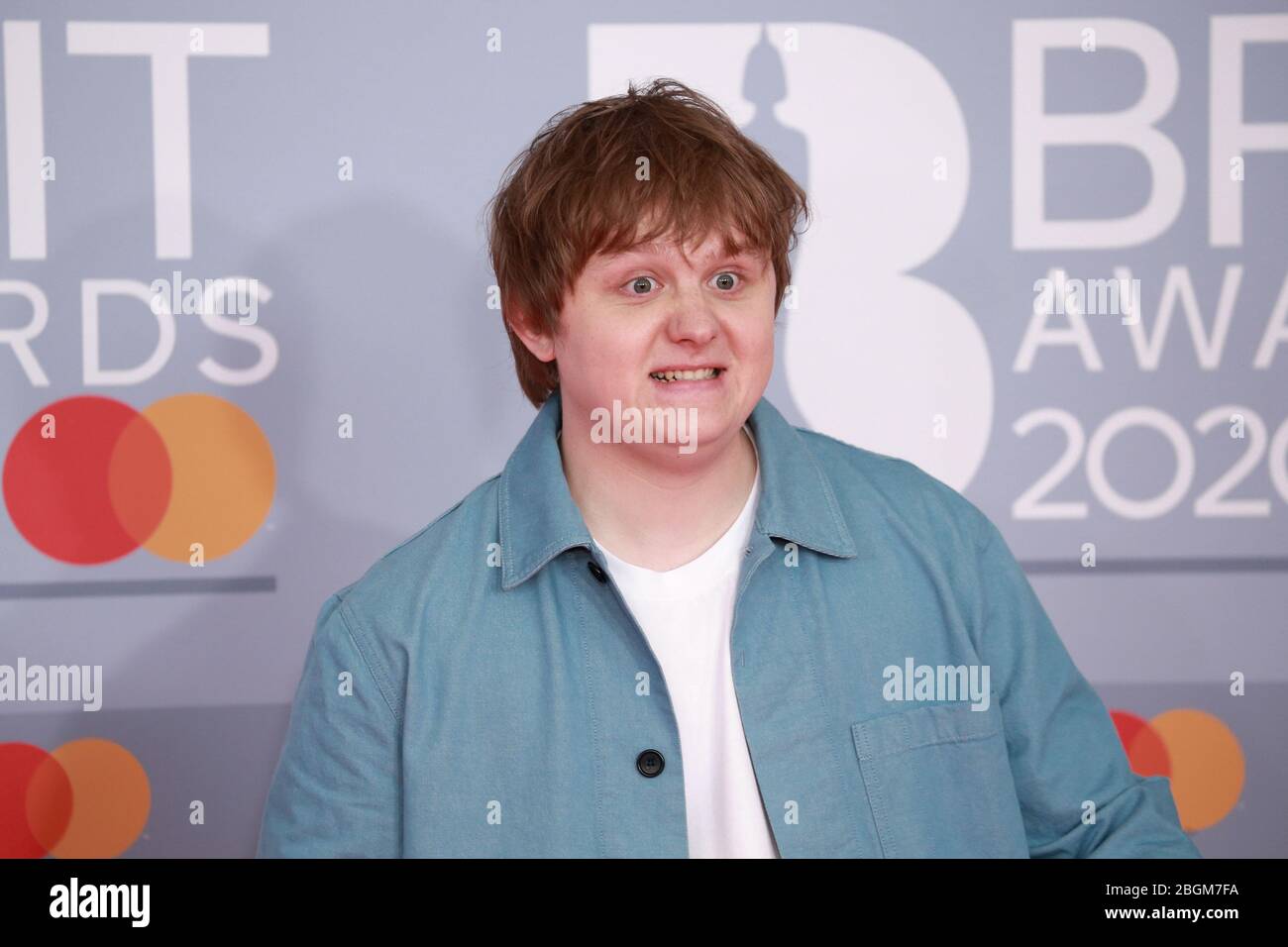Lewis Capaldi attends The BRIT Awards 2020 at The O2 Arena on February ...