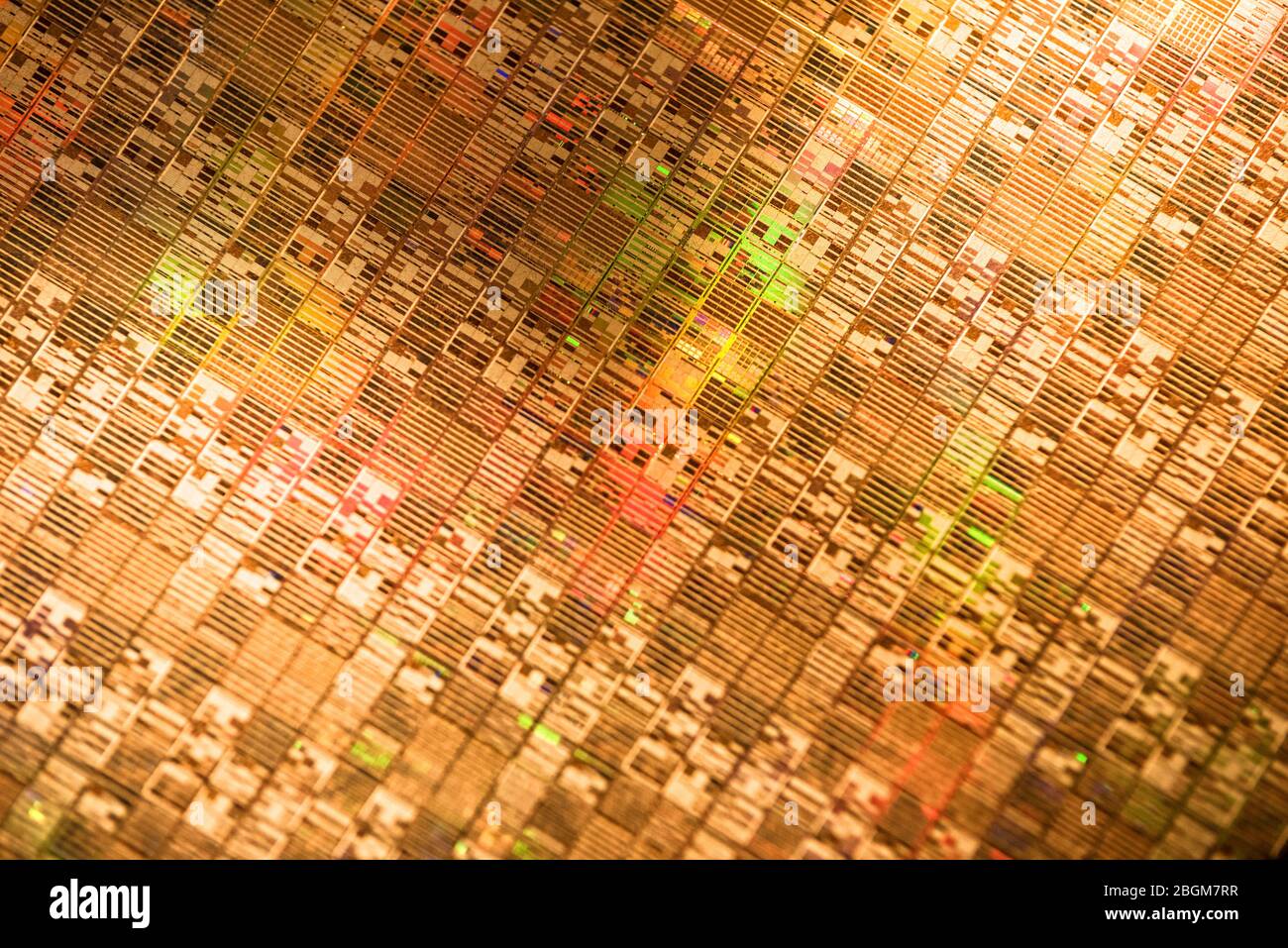 close-up of Silicon wafer Stock Photo - Alamy