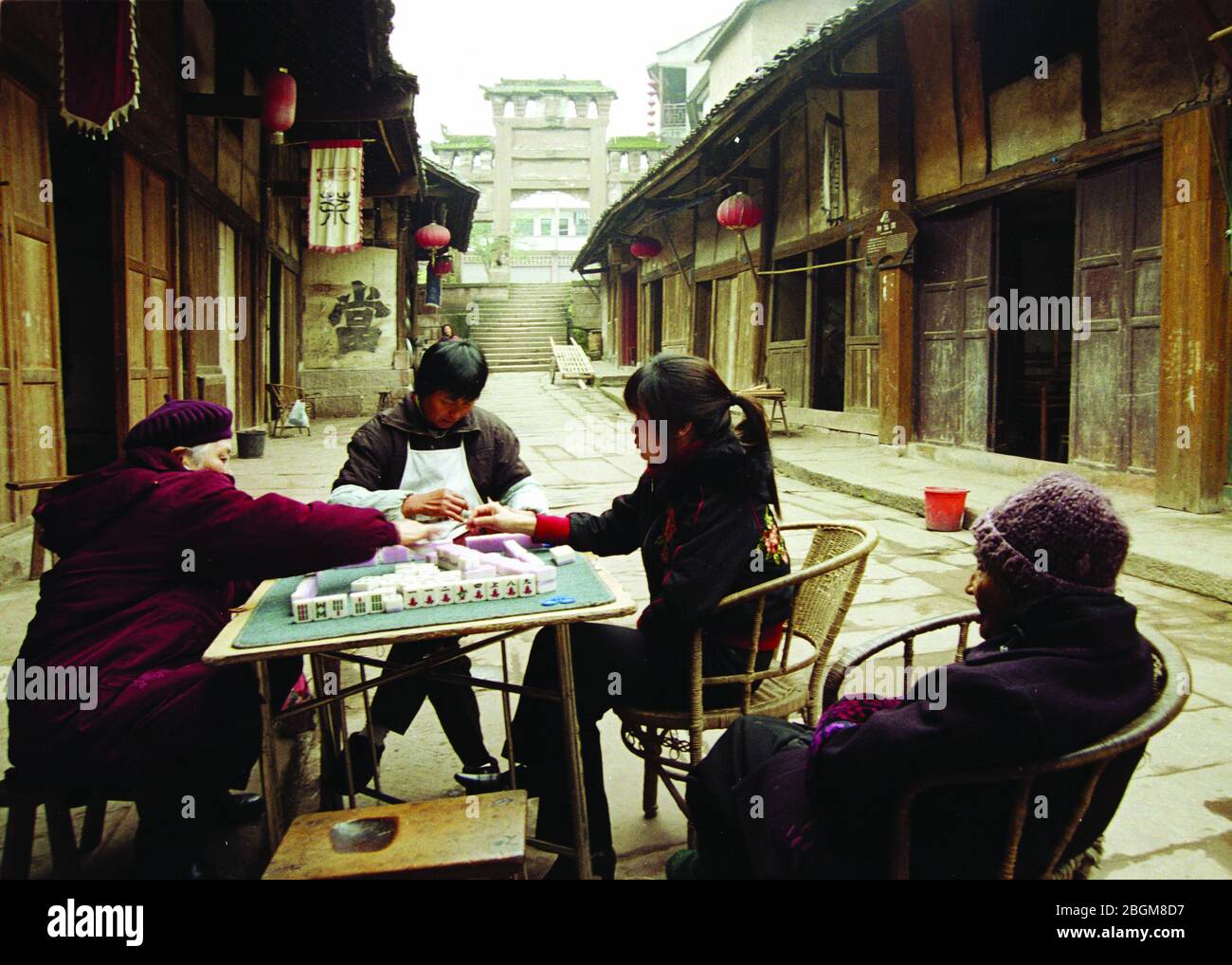 Mahjong women hi-res stock photography and images - Alamy