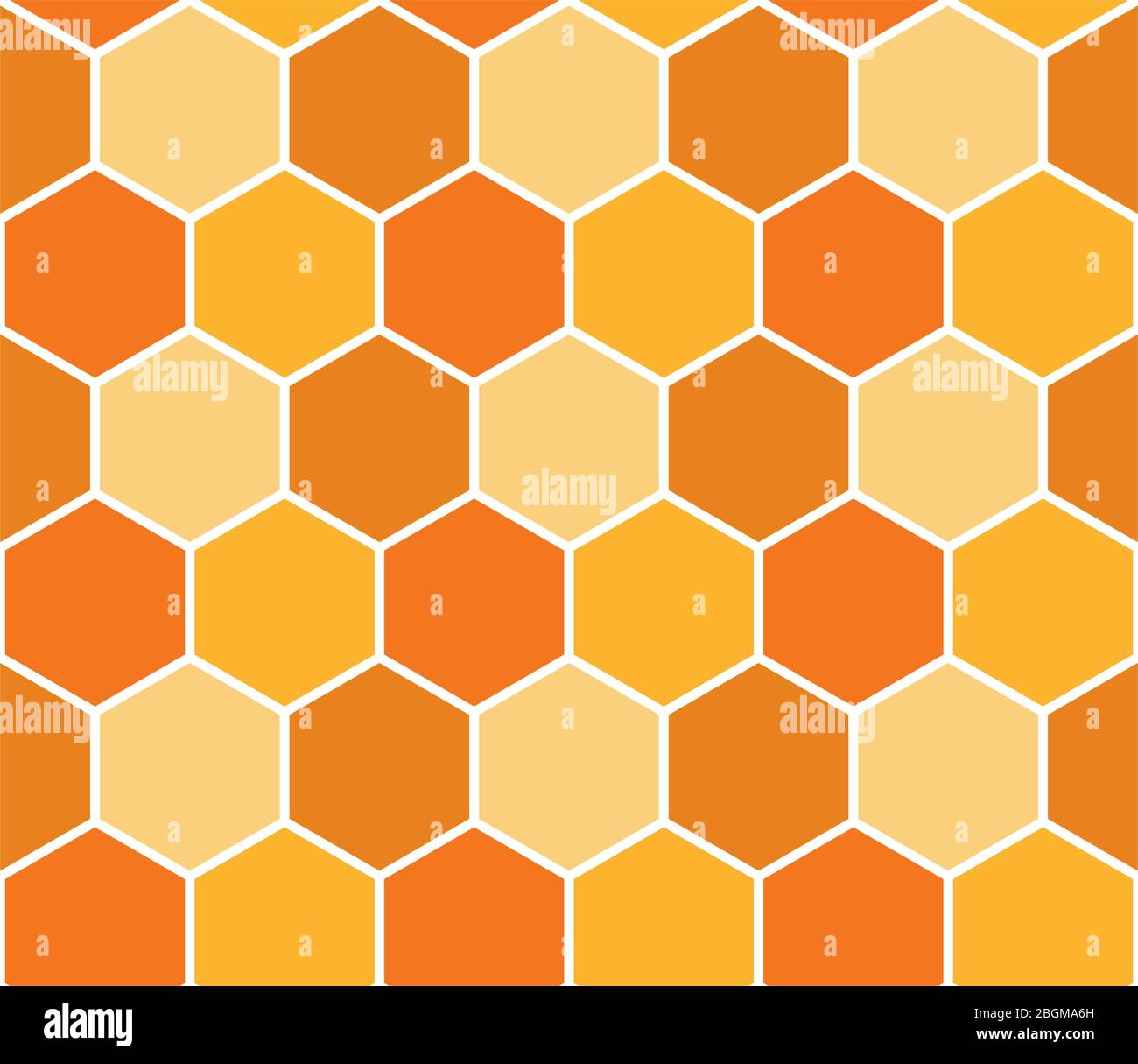 Bee honeycomb seamless pattern, art honey texture Stock Vector Image ...
