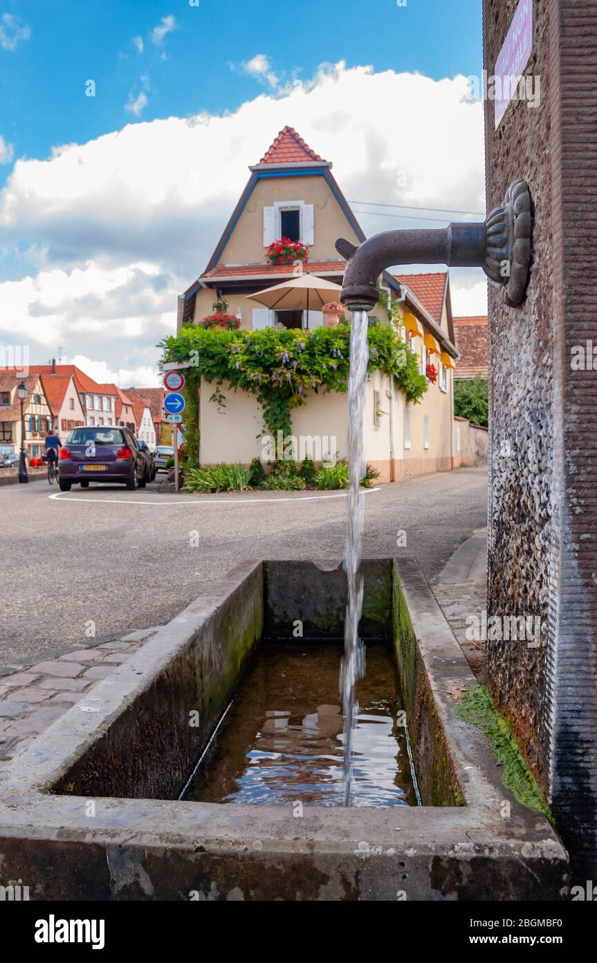 Ancient water trough hi-res stock photography and images - Alamy
