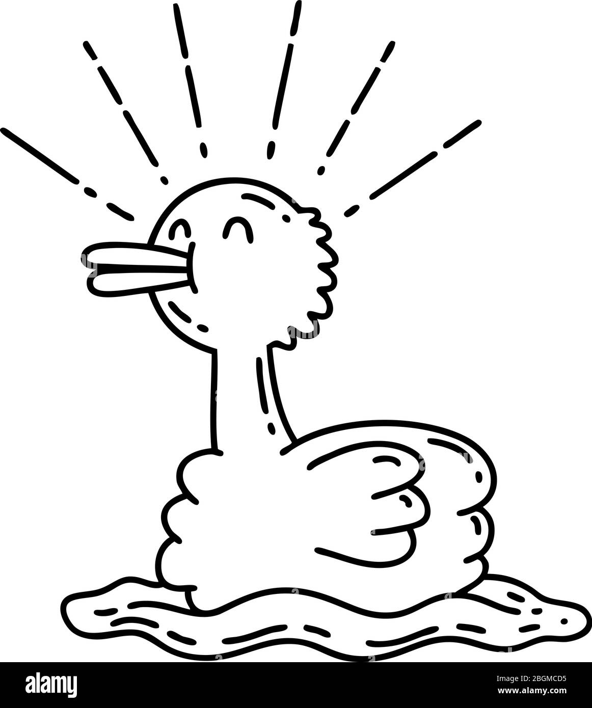 Quack Clipart Black And White