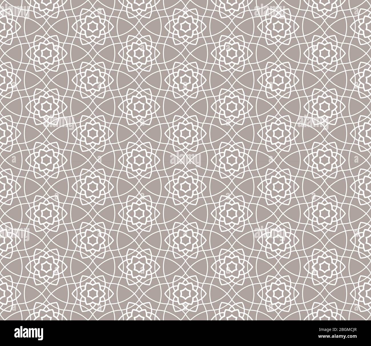 Ornamental Vector Seamless Pattern Abstract Tile Background Stock Vector Image And Art Alamy