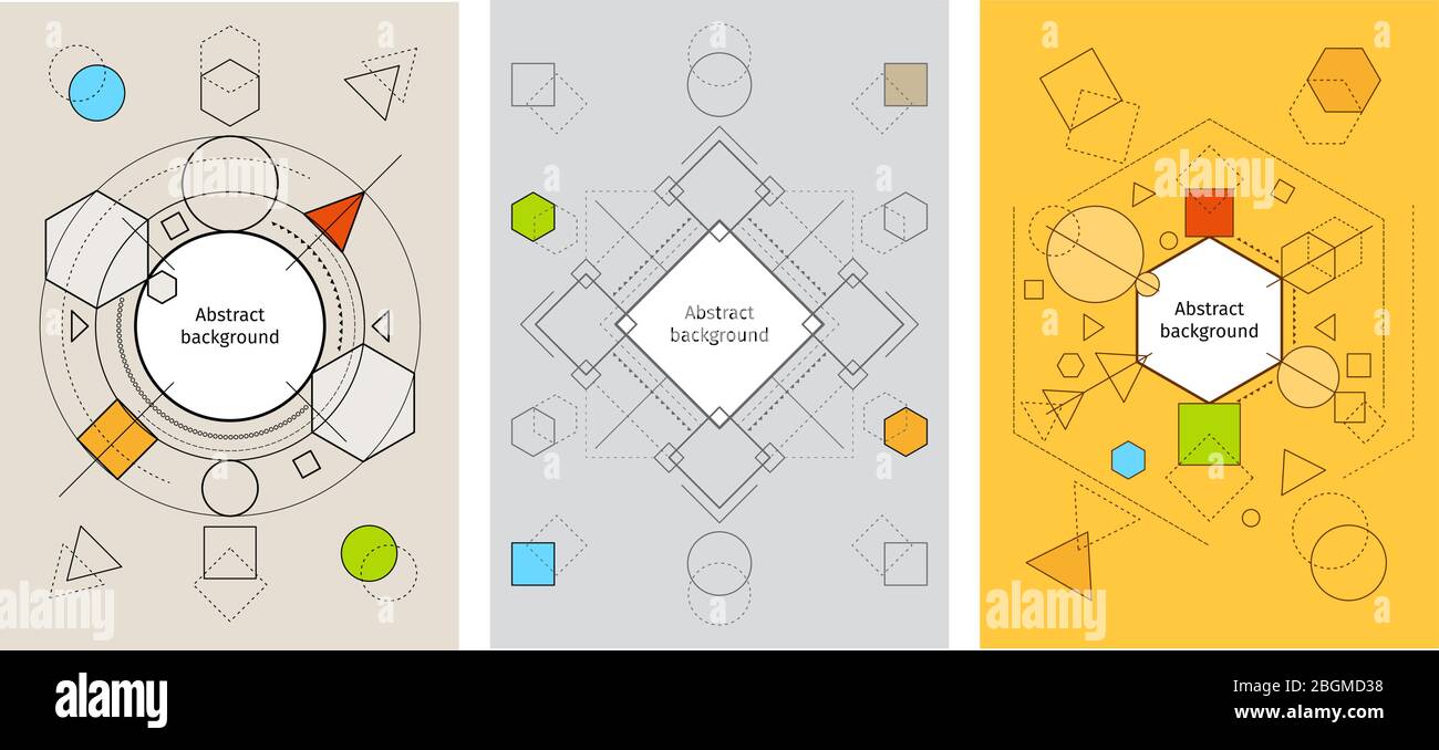 Abstract line geometric background. Thin line geometric pattern with ...