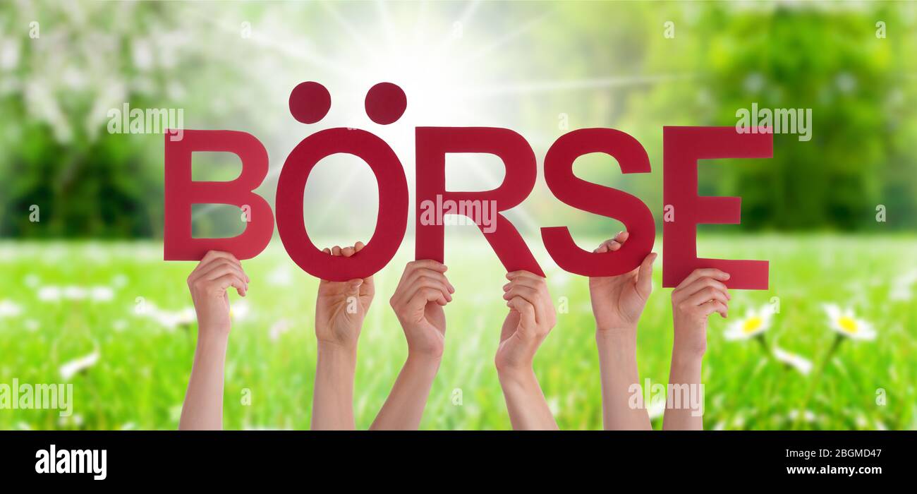 Stock market hands exchange hi-res stock photography and images - Alamy