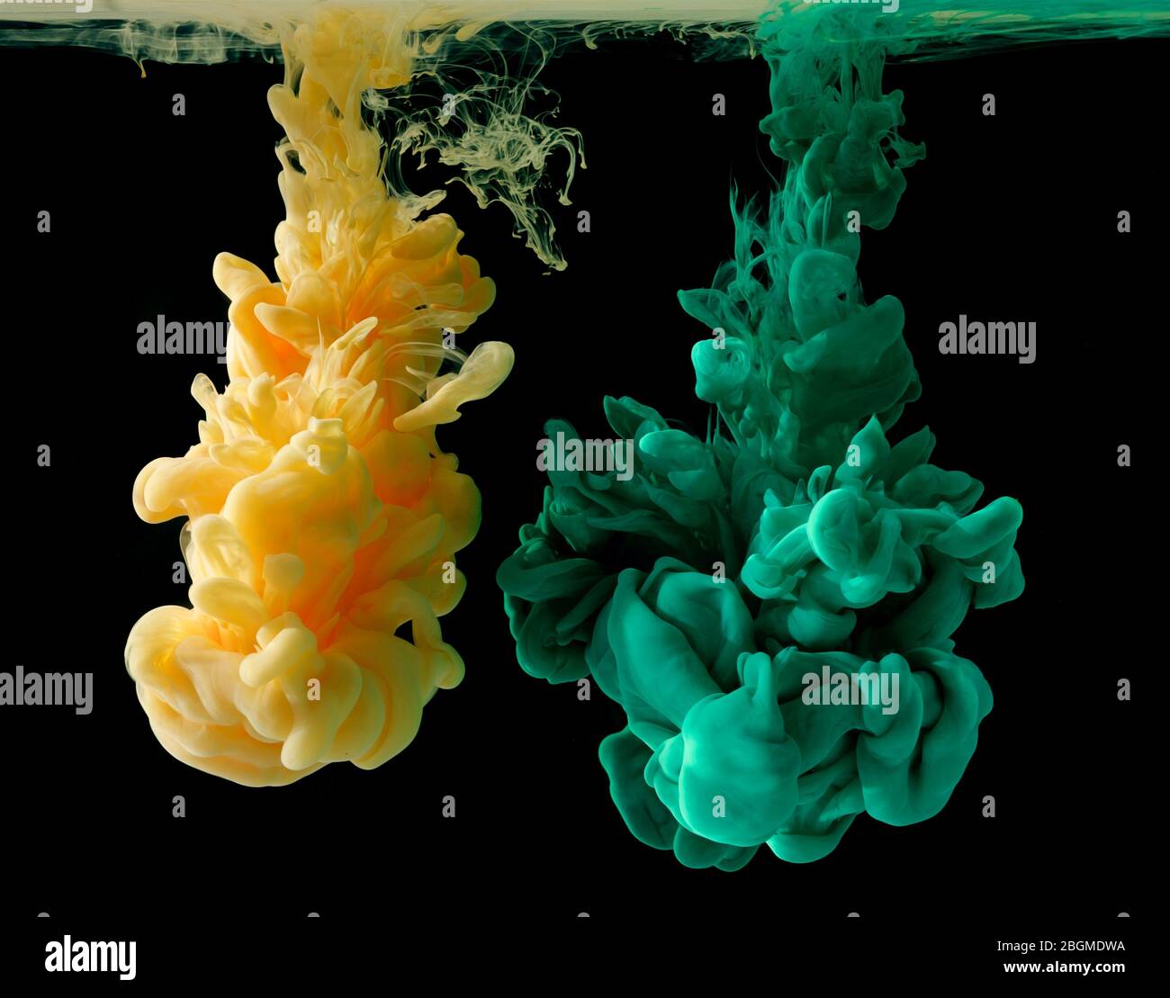 inks in water, color abstract explosion Stock Photo - Alamy