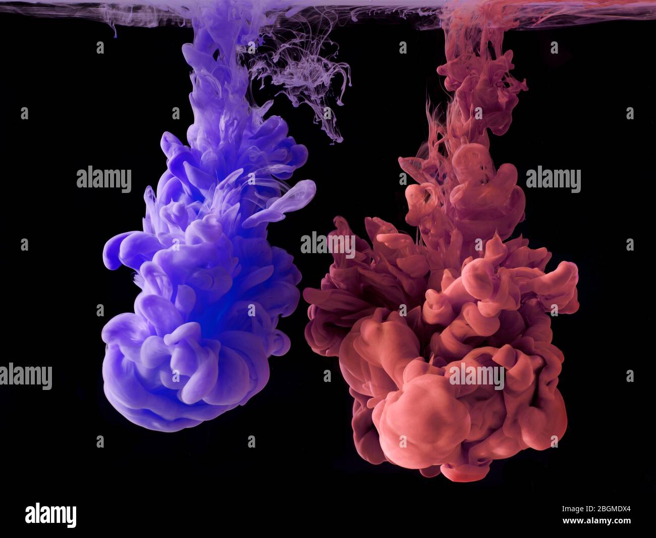 inks in water, color abstract explosion Stock Photo - Alamy