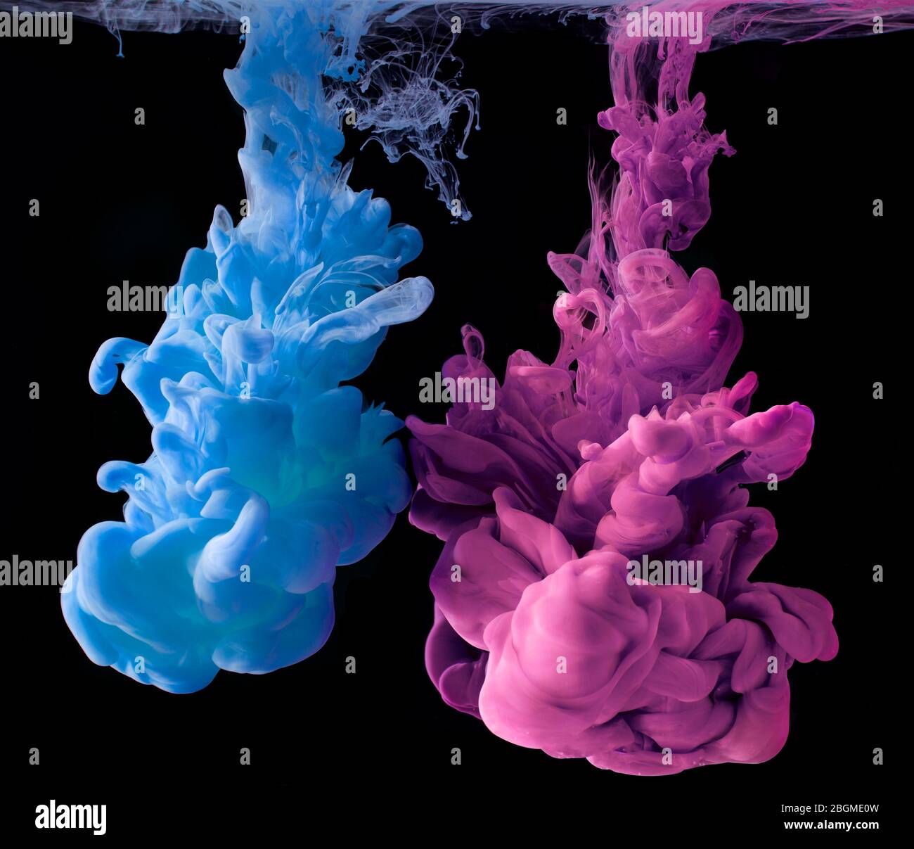 inks in water, color abstract explosion Stock Photo - Alamy