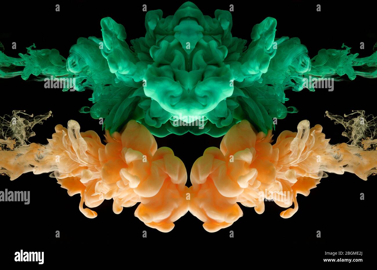 inks in water, color abstract explosion Stock Photo - Alamy