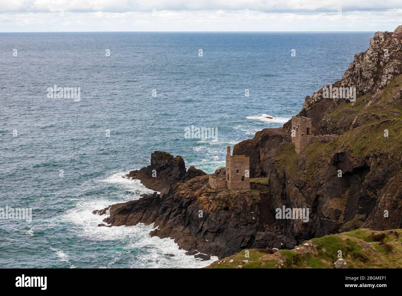 Crown's Engine Houses, Botallack Mine, St Just, Penwith Peninsula ...