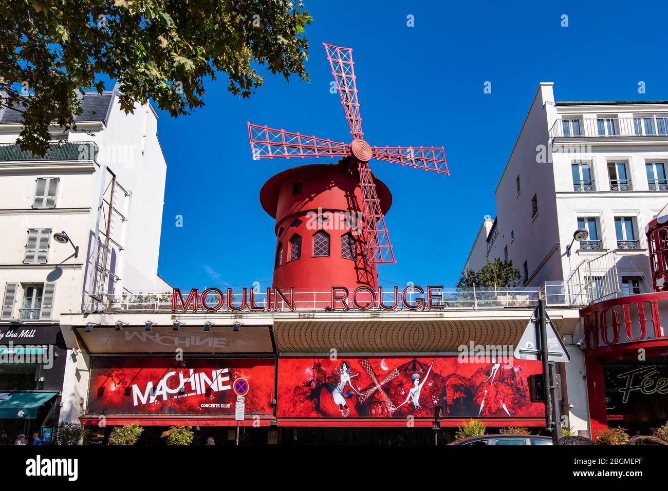 Moulin Rouge cabaret in Paris, France Stock Photo - Alamy