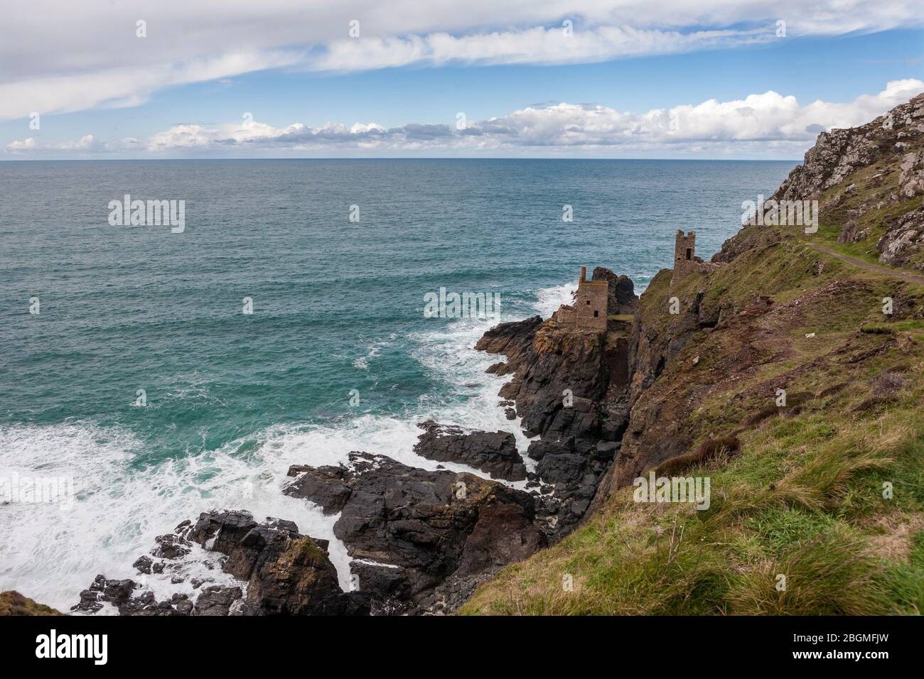 Crown's Engine Houses, Botallack Mine, St Just, Penwith Peninsula ...