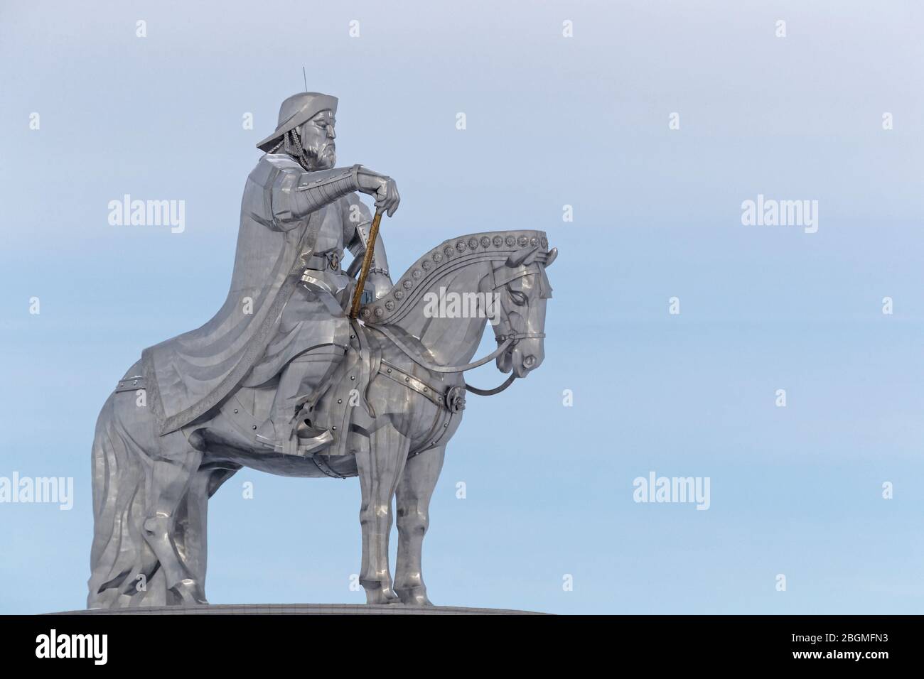 TSONJIN BOLDOG, MONGOLIA, March 9, 2020 : The Genghis Khan Equestrian ...