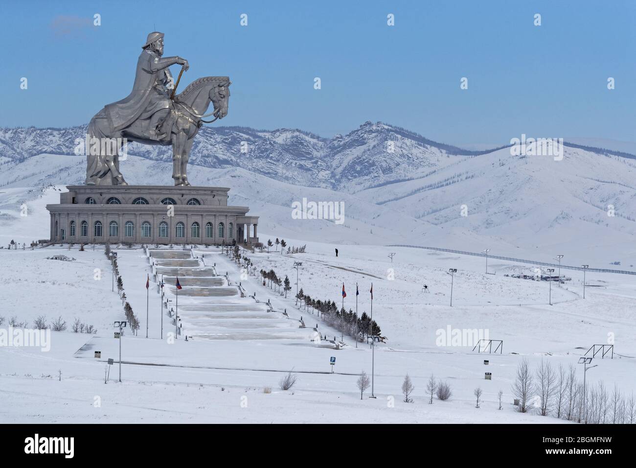 TSONJIN BOLDOG, MONGOLIA, March 9, 2020 : The Genghis Khan Equestrian ...