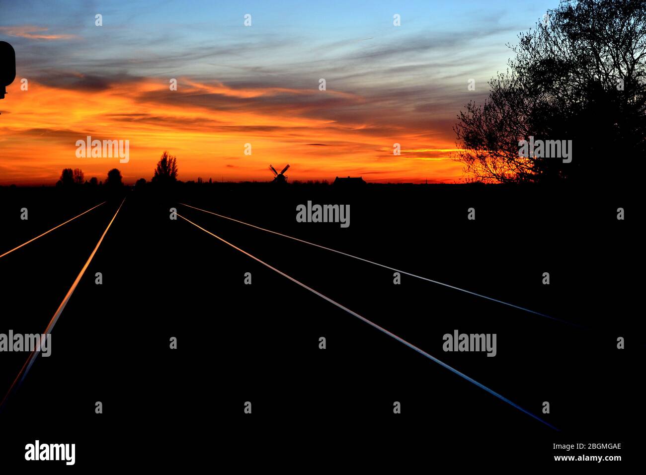 Windmill train hi-res stock photography and images - Alamy