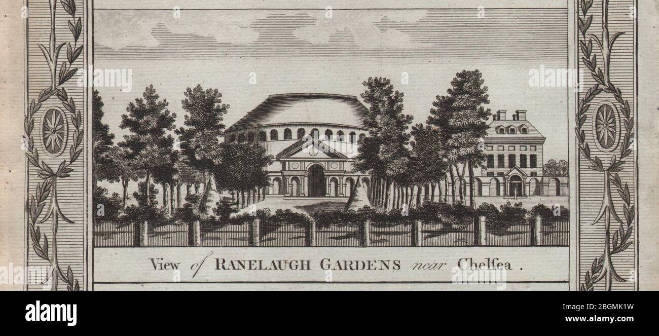 View of the rotunda of Ranelagh Pleasure Gardens, Chelsea. THORNTON ...
