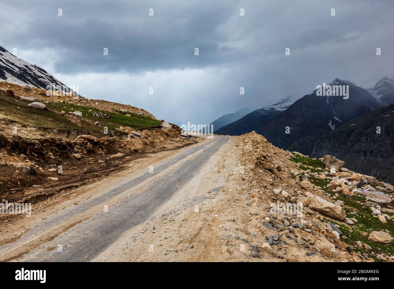 Road in Himalayas, India Stock Photo - Alamy