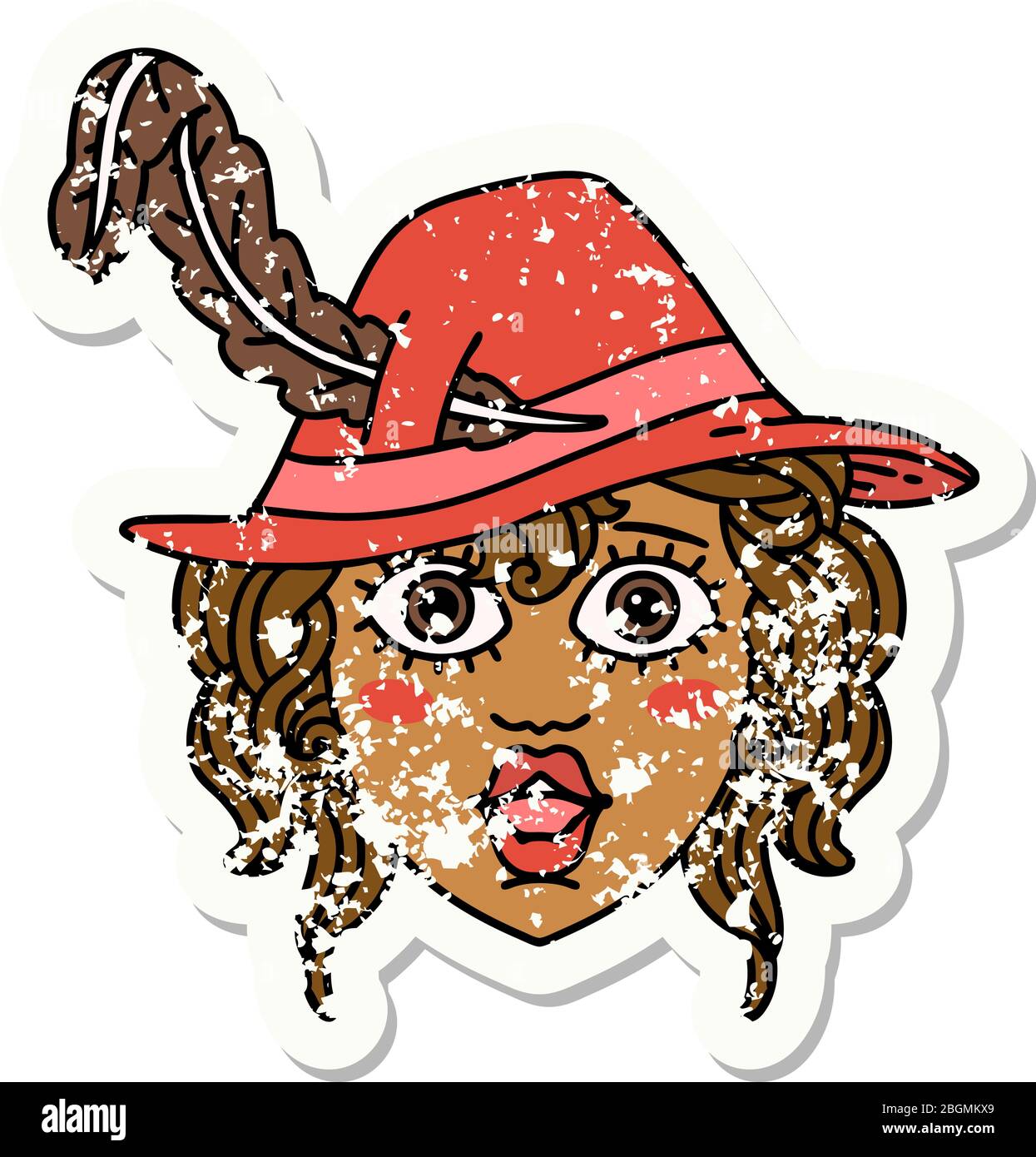 Singer with tattoo Stock Vector Images - Alamy