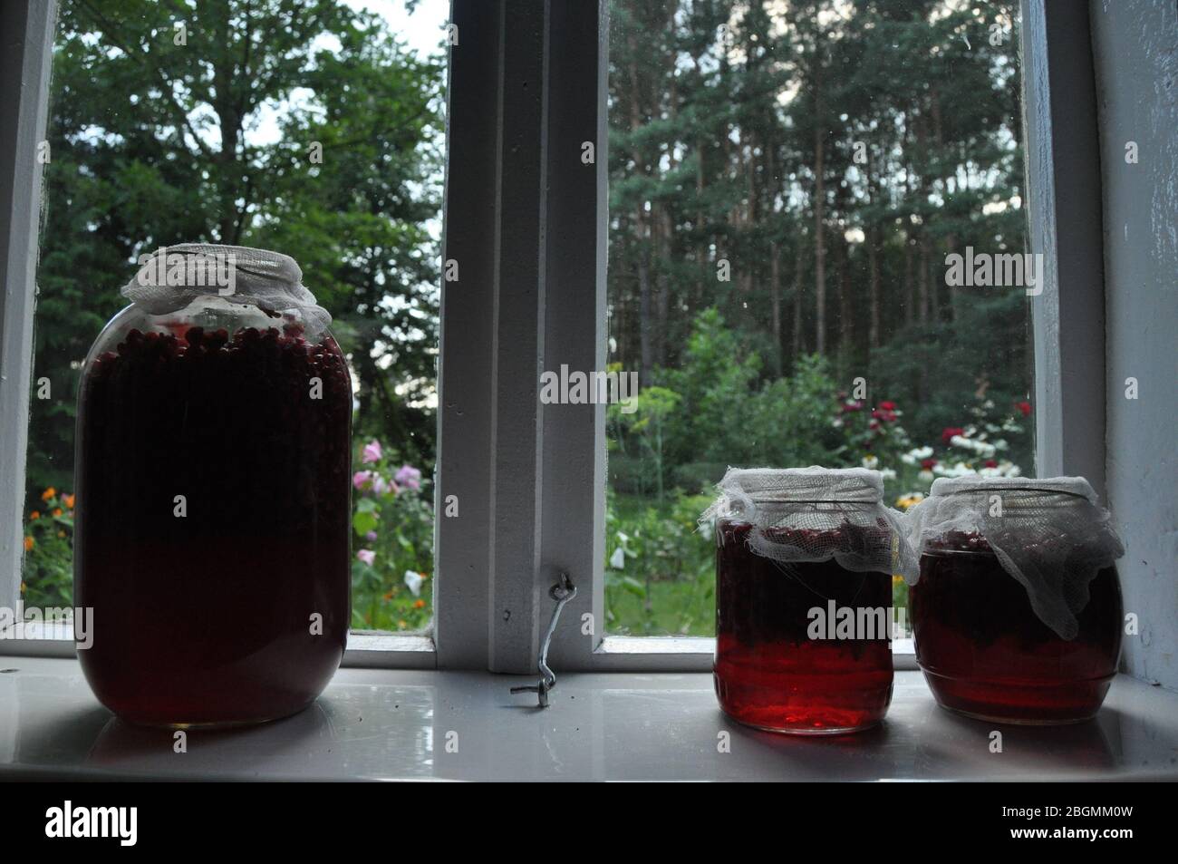 Jars On Windowsill High Resolution Stock Photography and Images - Alamy