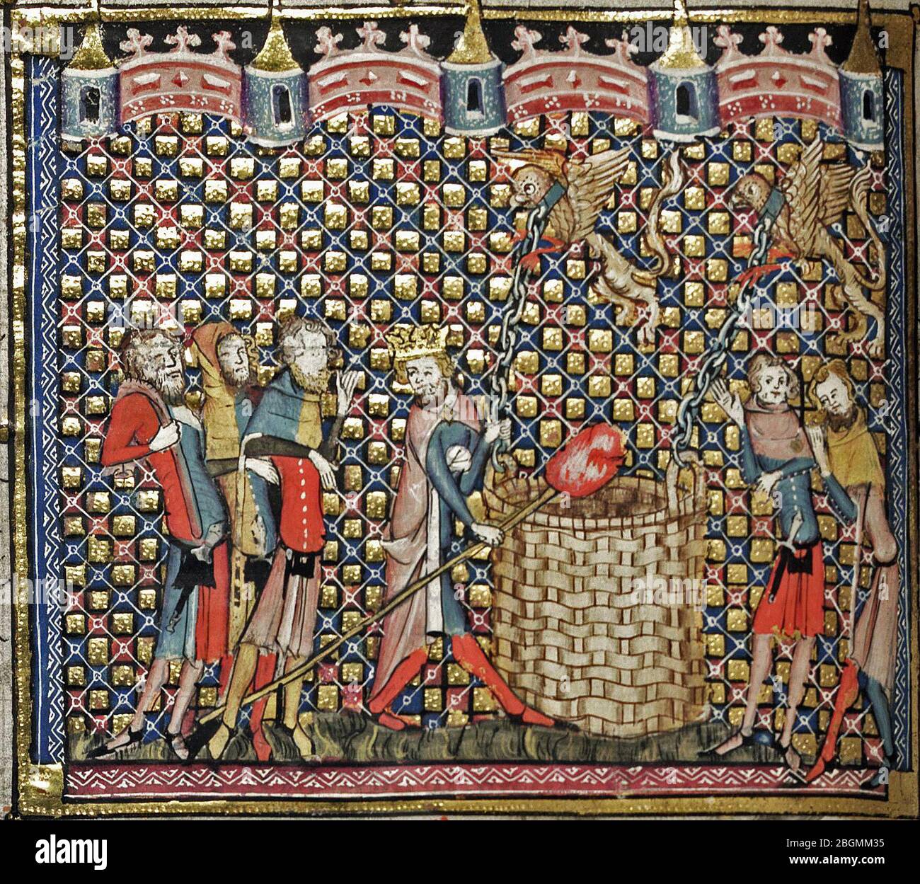 Vintage medieval artwork Stock Photo - Alamy