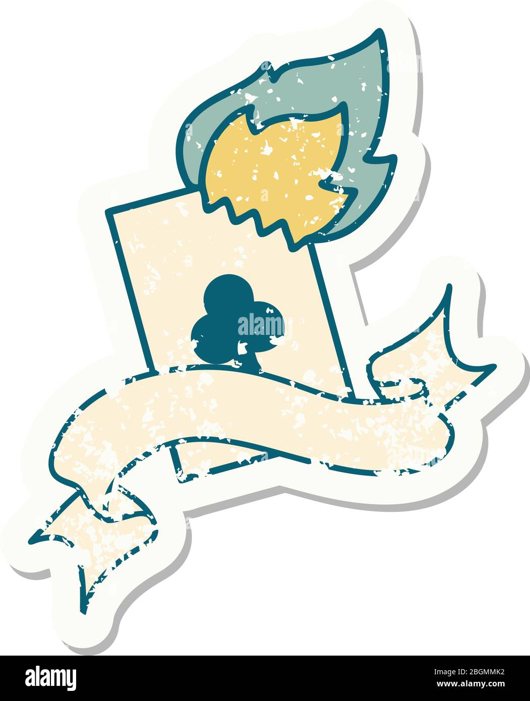 Worn out sticker Stock Vector Images - Alamy