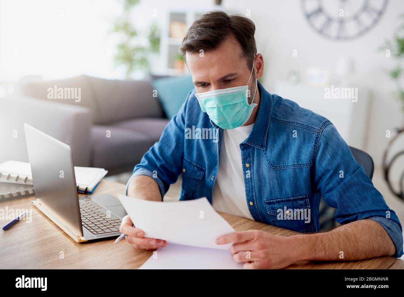 Computer person office looking over hi-res stock photography and images ...