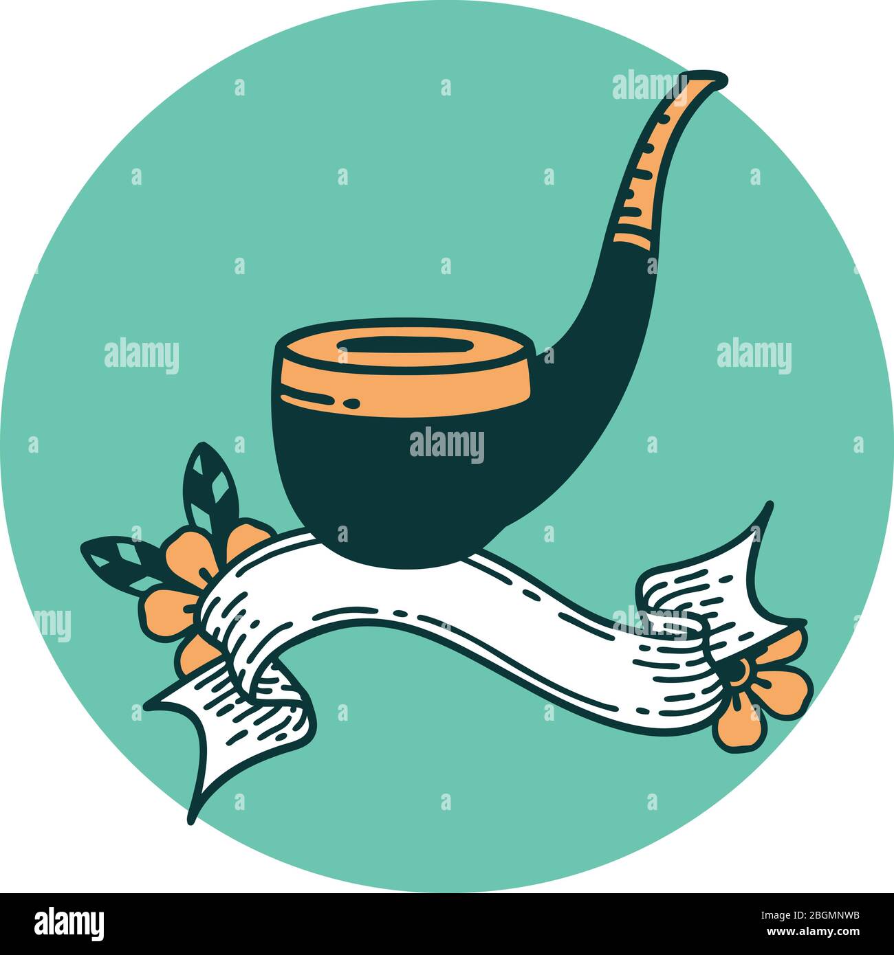 The pipe smokers Stock Vector Images - Alamy