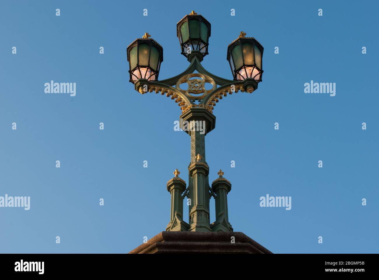 Green Iron Bridge Verdigris Gothic Westminster Bridge, London SW1A by ...