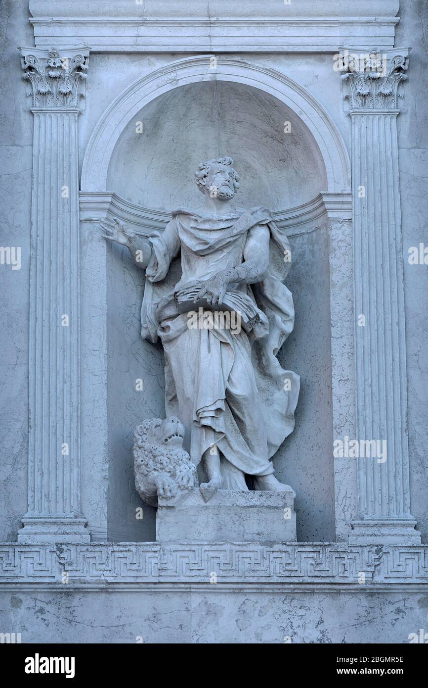 Saint Jerome in a niche in the wall, Chiesa del Santissimo Redentore ...