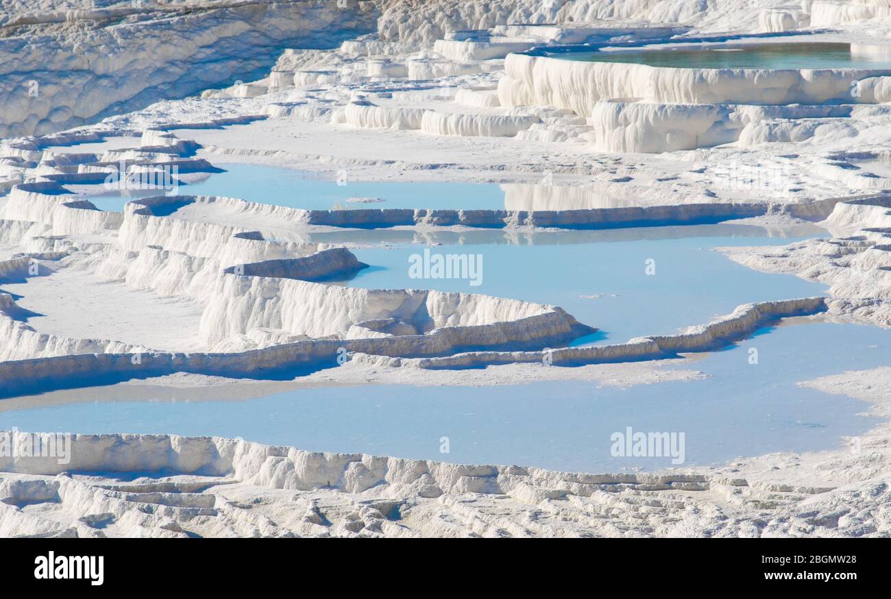 Pamukkale, Turkey - one of the most famous attractions of Turkey, and a ...