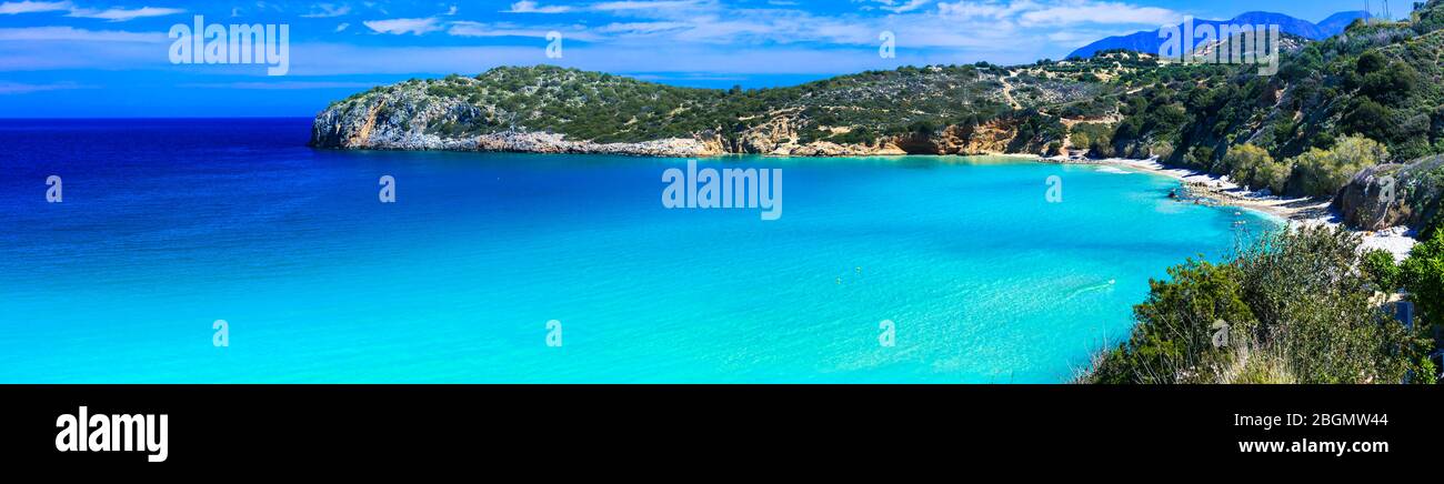 Most beautiful and best beaches of Crete island -Istron bay near Agios ...