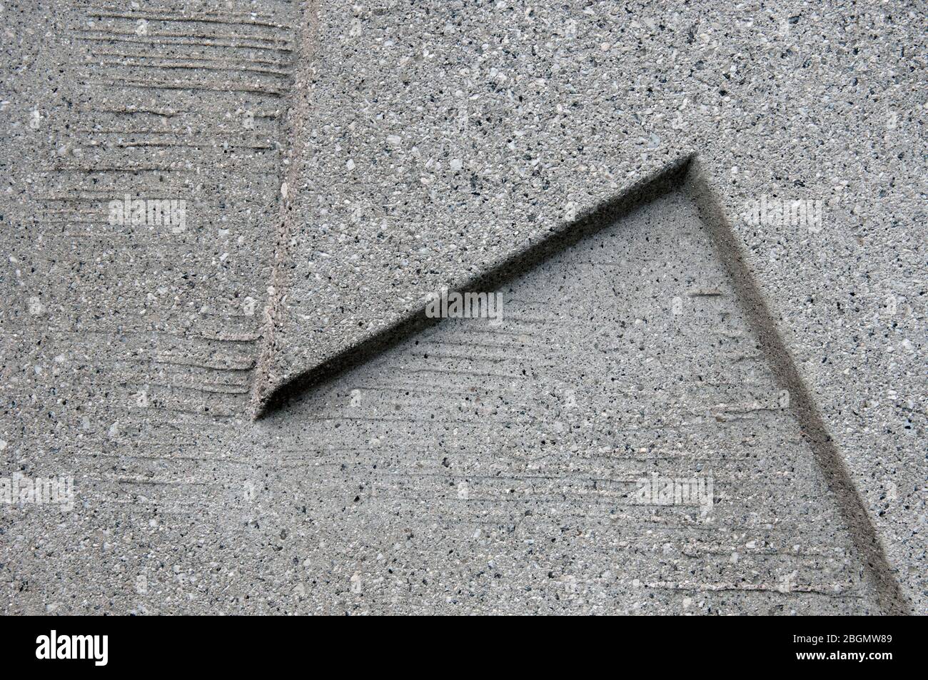Close Up Detail Of The Patterned Exterior Wall Of A Brutalist Building ...