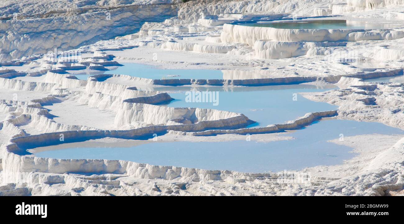 Pamukkale, Turkey - one of the most famous attractions of Turkey, and a ...
