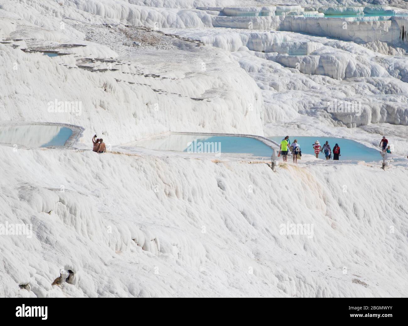 Pamukkale, Turkey - one of the most famous attractions of Turkey, and a ...