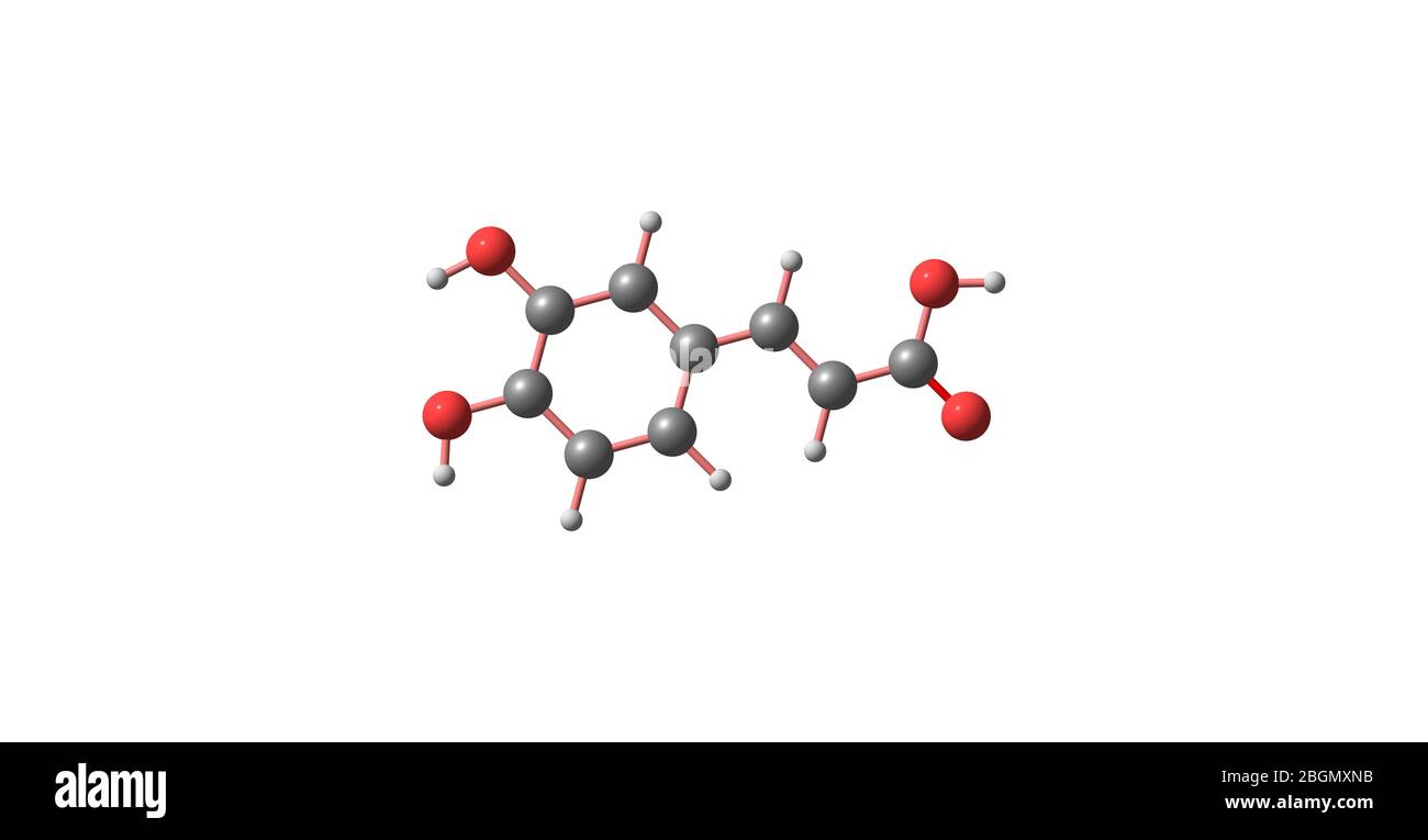 Caffeic acid is an organic compound or hydroxycinnamic acid. This ...