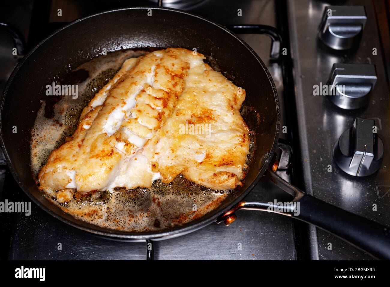 Fresh line caught North Sea cod Stock Photo - Alamy