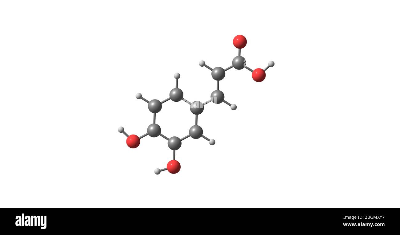 Caffeic acid is an organic compound or hydroxycinnamic acid. This ...