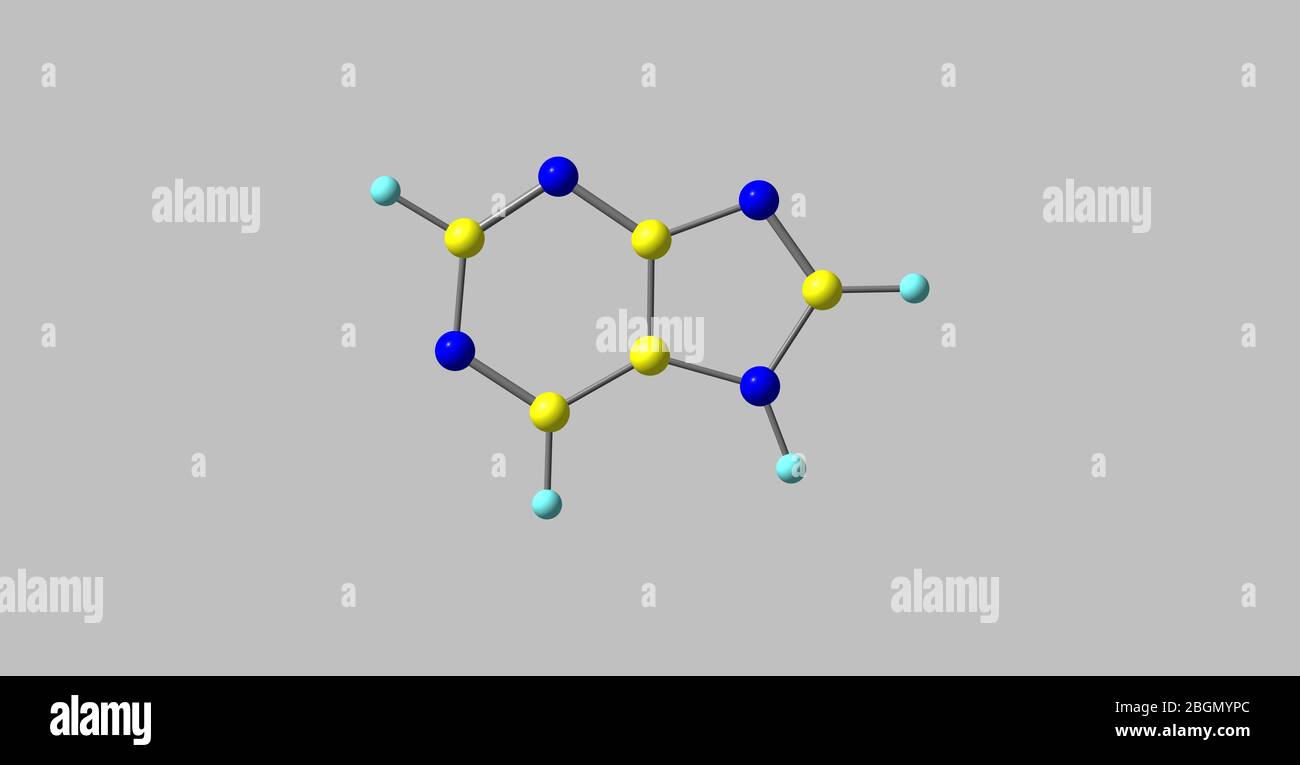 Purine nucleoside molecule hi-res stock photography and images - Alamy