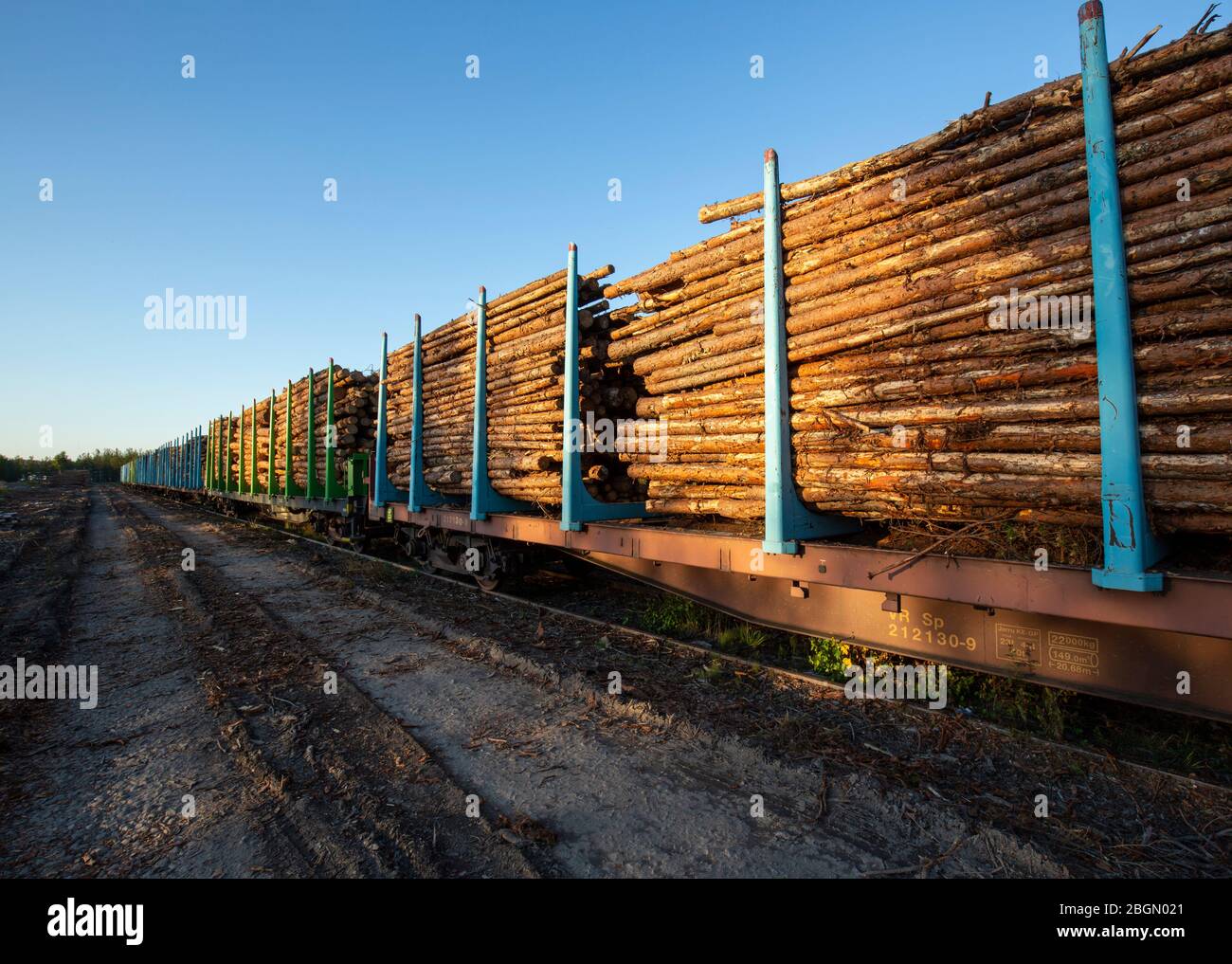 Cargo train carriages hi-res stock photography and images - Alamy