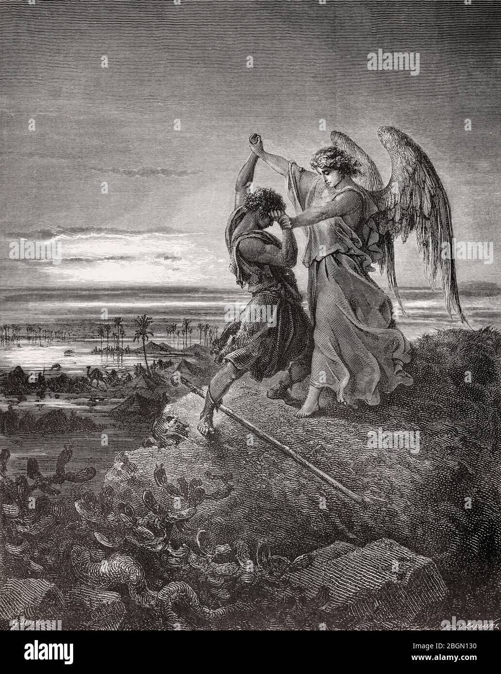 Jacob wrestles with the angel hi-res stock photography and images - Alamy